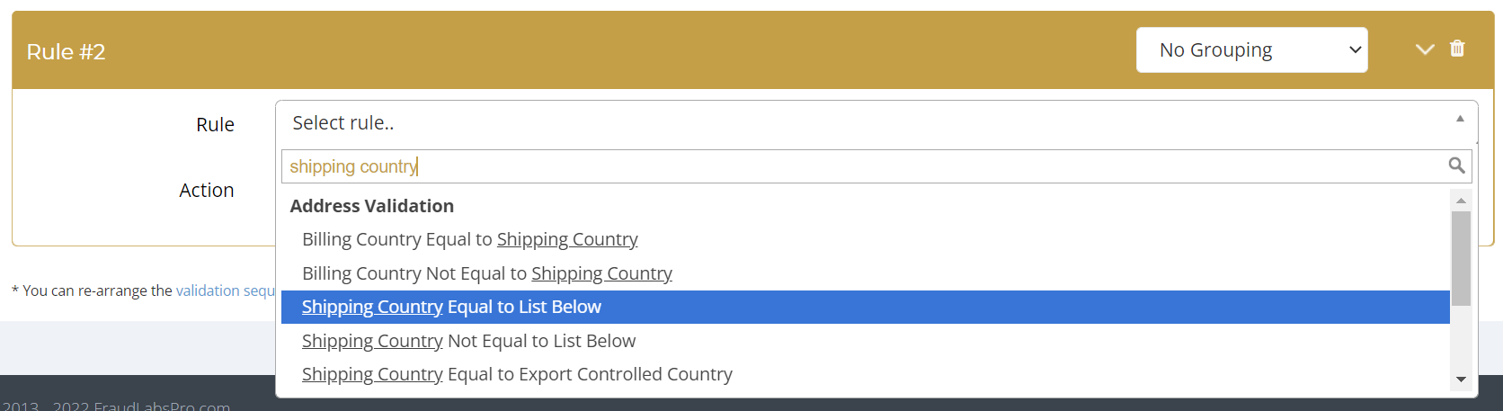 What is custom country validation? - FraudLabs Pro Articles & Tutorials