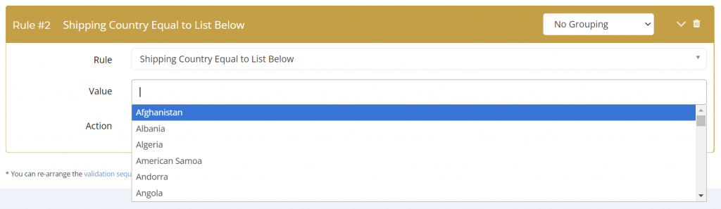 What is custom country validation? - FraudLabs Pro Articles & Tutorials