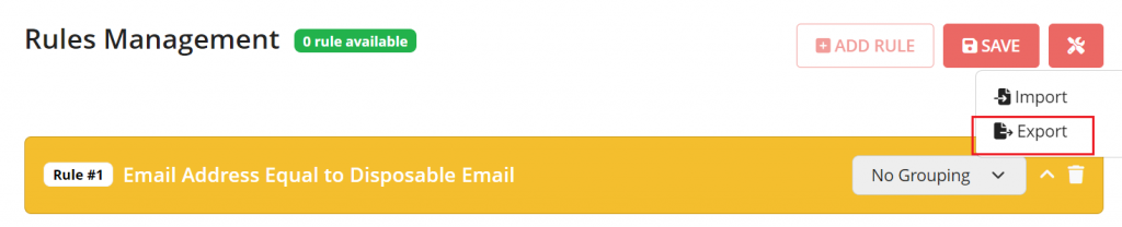 How to import and export rules - FraudLabs Pro Articles & Tutorials