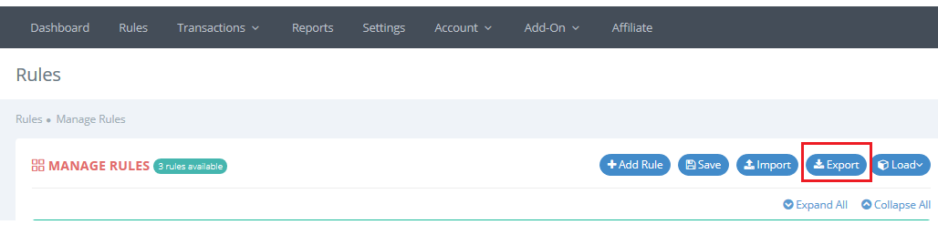 export_rules2 - FraudLabs Pro Articles & Tutorials
