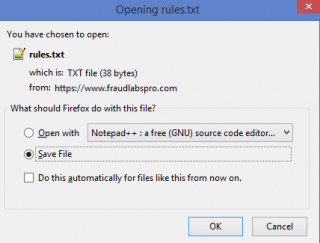 export_rules3 - FraudLabs Pro Articles & Tutorials