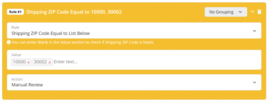 How to on hold an order for review by ZIP code - FraudLabs Pro Articles ...