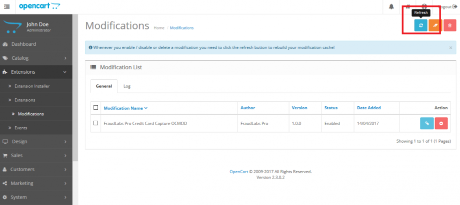 opencart_extension_modification - FraudLabs Pro Articles & Tutorials