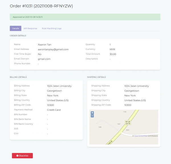 How to view the validation details of an order on Shopify - FraudLabs Pro Articles & Tutorials