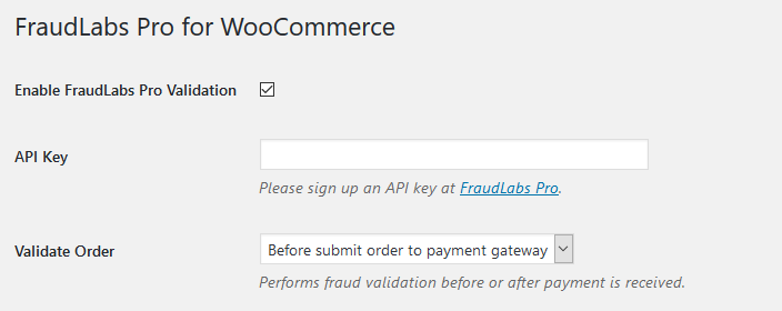 What is Validation Order on FraudLabs Pro for WooCommerce? - FraudLabs Pro Articles & Tutorials