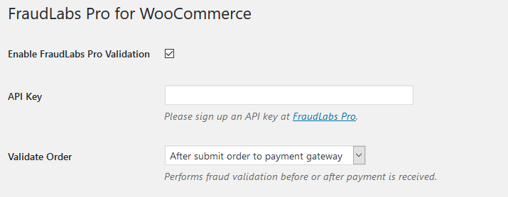 What is Validation Order on FraudLabs Pro for WooCommerce? - FraudLabs Pro Articles & Tutorials