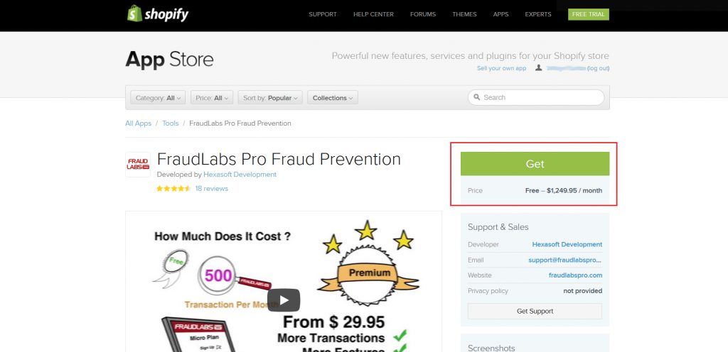 How To Set Up Fraud Protection In Shopify Fraudlabs Pro Articles And Tutorials 0089