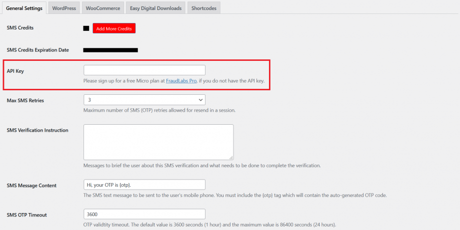 How To Enable Sms Verification Based On Fraudlabs Pro Result For Easy