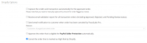How to automatically cancel a high risk order marked by Shopify ...
