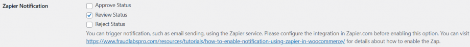 How To Enable Notification Using Zapier In Woocommerce Fraudlabs Pro Articles And Tutorials
