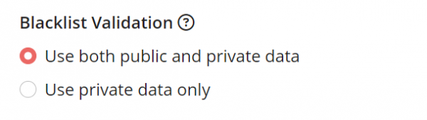 New Option To Choose The Blacklist Validation Data Fraudlabs Pro Articles And Tutorials