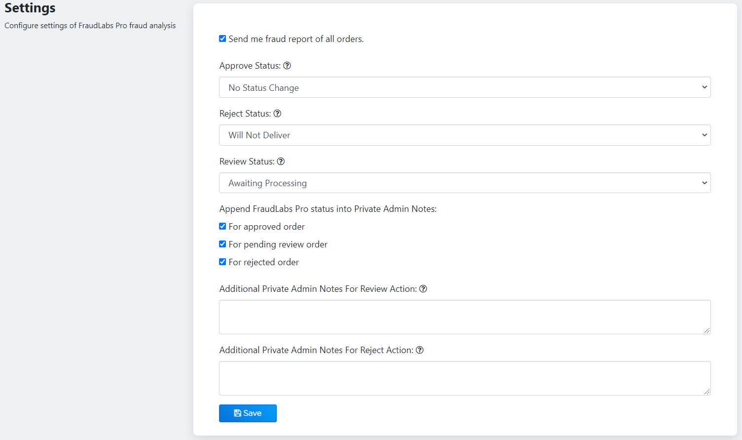 How To Set Up Fraud Protection In Ecwid Fraudlabs Pro Articles And Tutorials