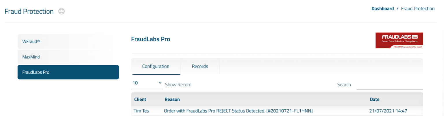 How To Test Fraudlabs Pro Integration On Wisecp Fraudlabs Pro Articles And Tutorials