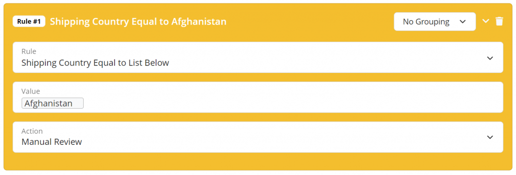 What is custom country validation? - FraudLabs Pro Articles & Tutorials