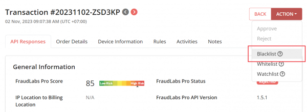 A Simple Way to Blacklist A Transaction - FraudLabs Pro Articles ...